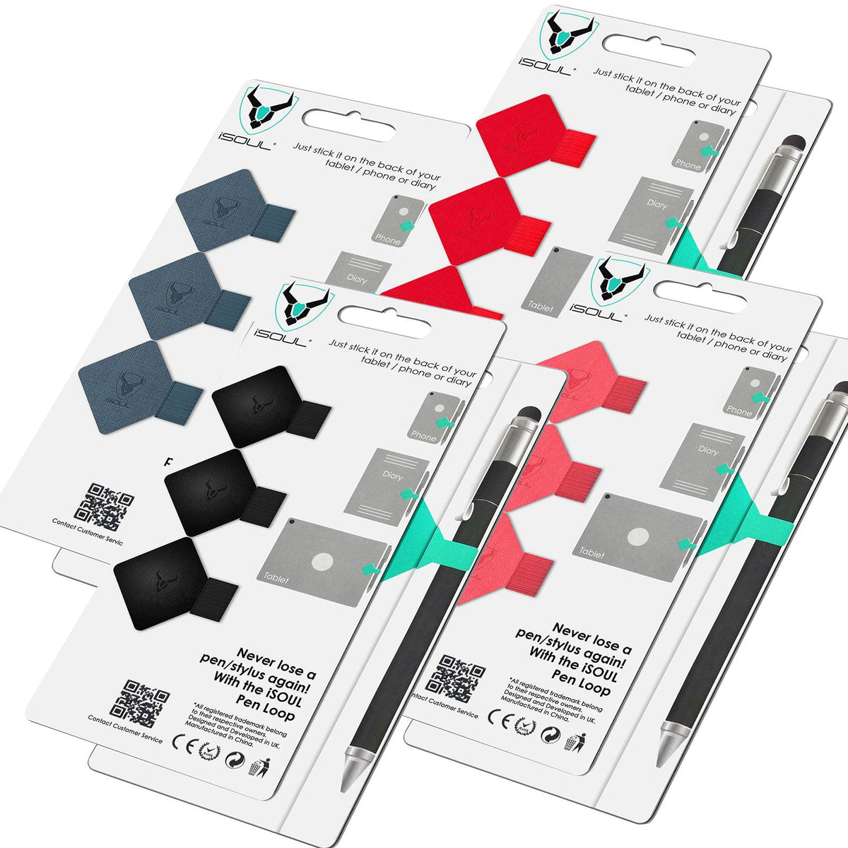 iSoul Pen Loop - Self Adhesive Leather Pen Holder for Notebooks – iSOUL