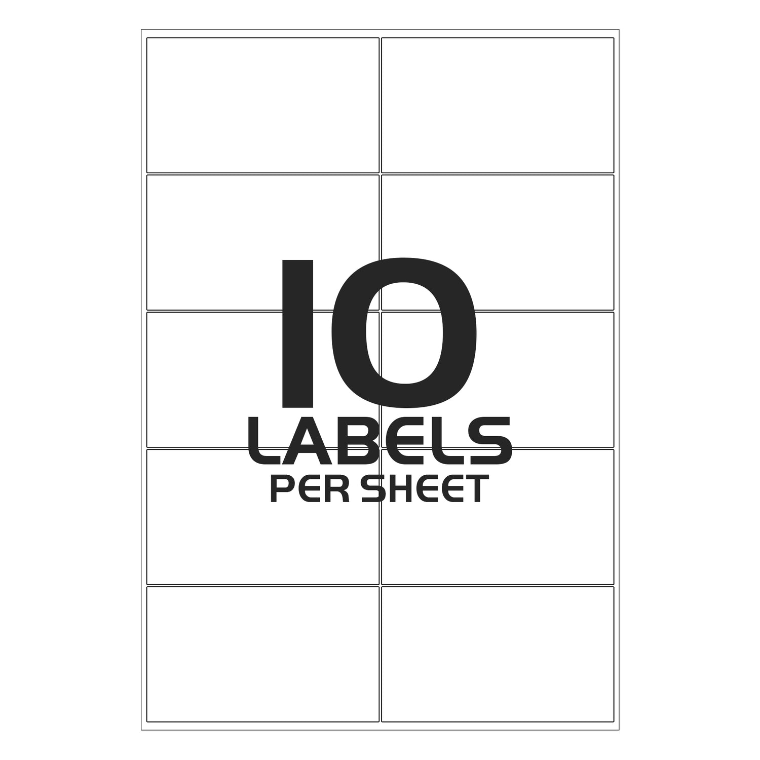Address Labels Stickers White A4 Sheets Self Adhesive Inkjet Paper Las ...