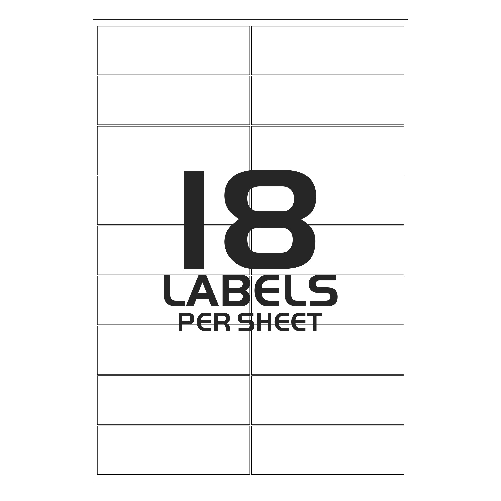 Address Labels Stickers White A4 Sheets Self Adhesive Inkjet Paper Las ...