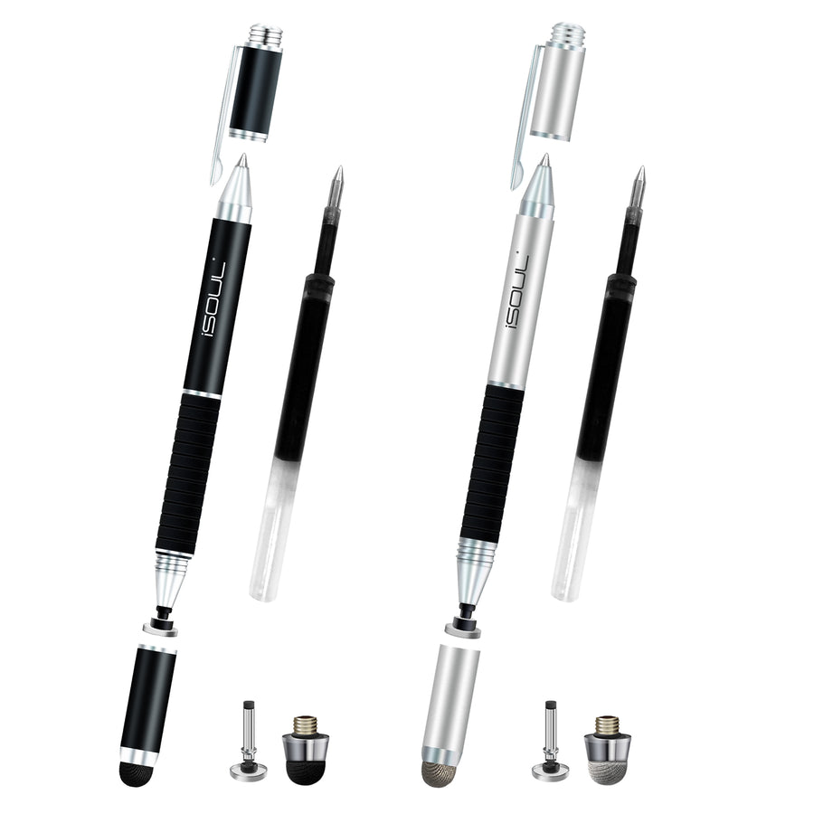 iSOUL Stylus Gel Pen with Microfiber Capacitive Precise Disc