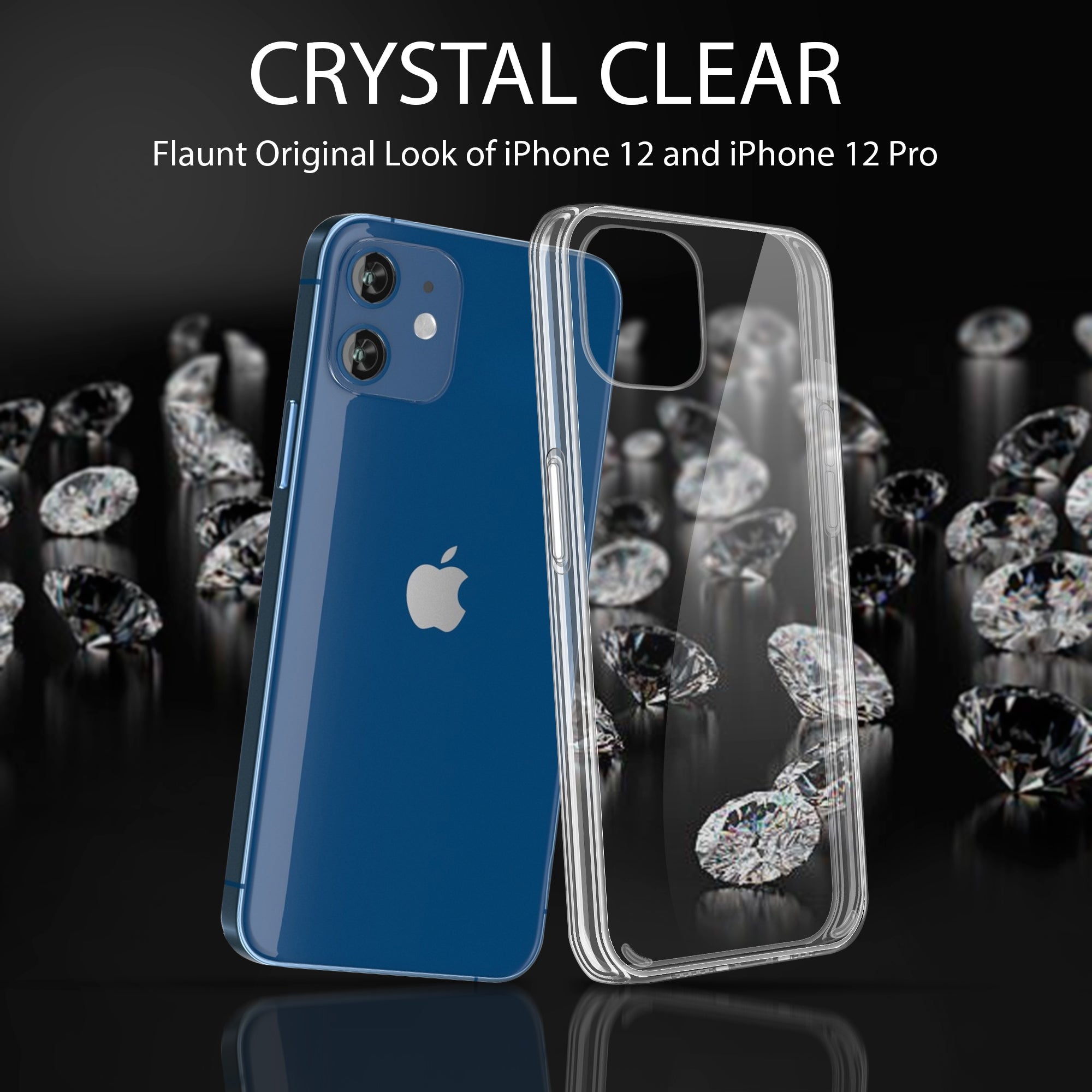 Apple iPhone 12 / iPhone 12 Pro Case Transparent Cover by iSOUL