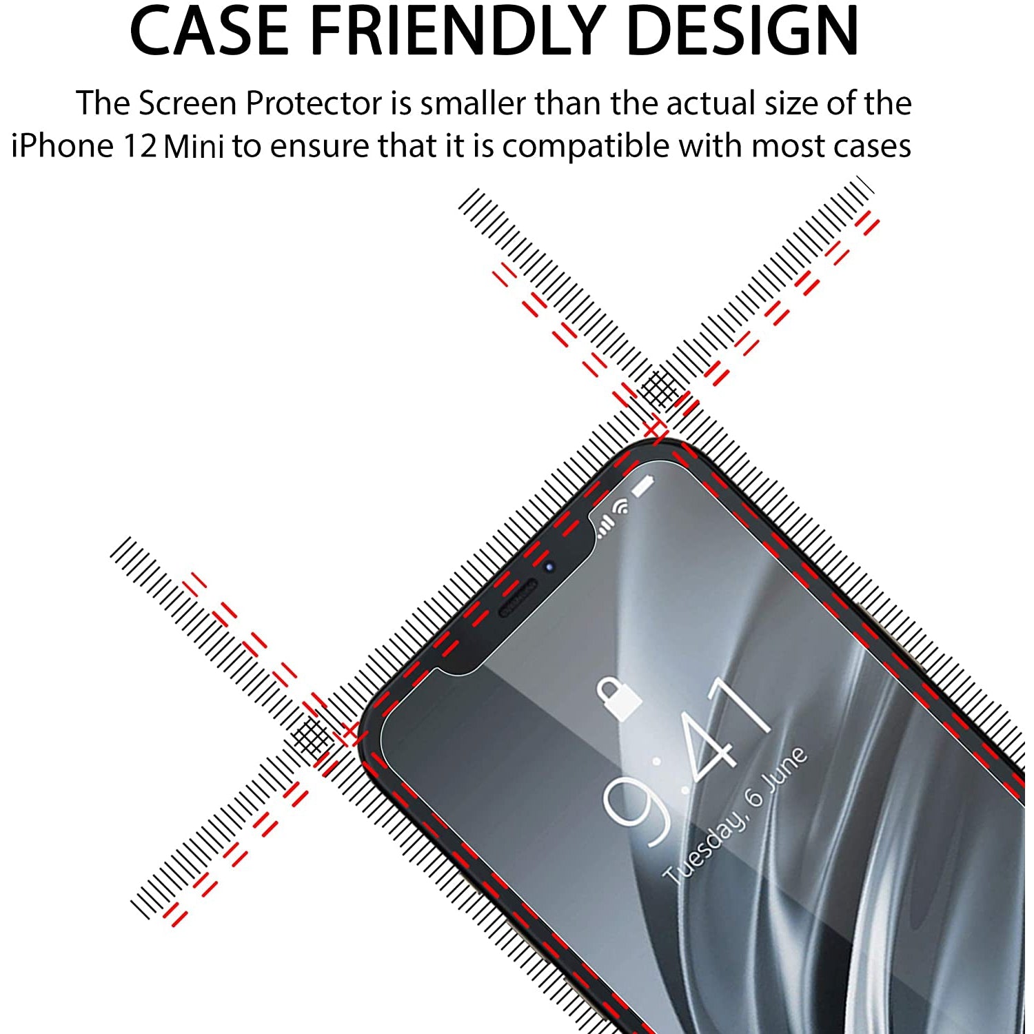 2 Pack iPhone 12 Mini Tempered Glass Screen Protector 5.4 Inches – iSOUL