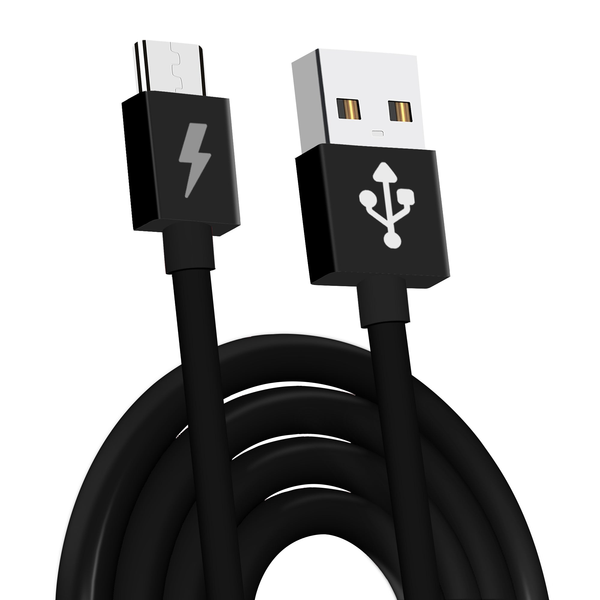 Micro USB Cable for Fast Data Sync Charger Cable Lead 1m / 2m / 3m – iSOUL