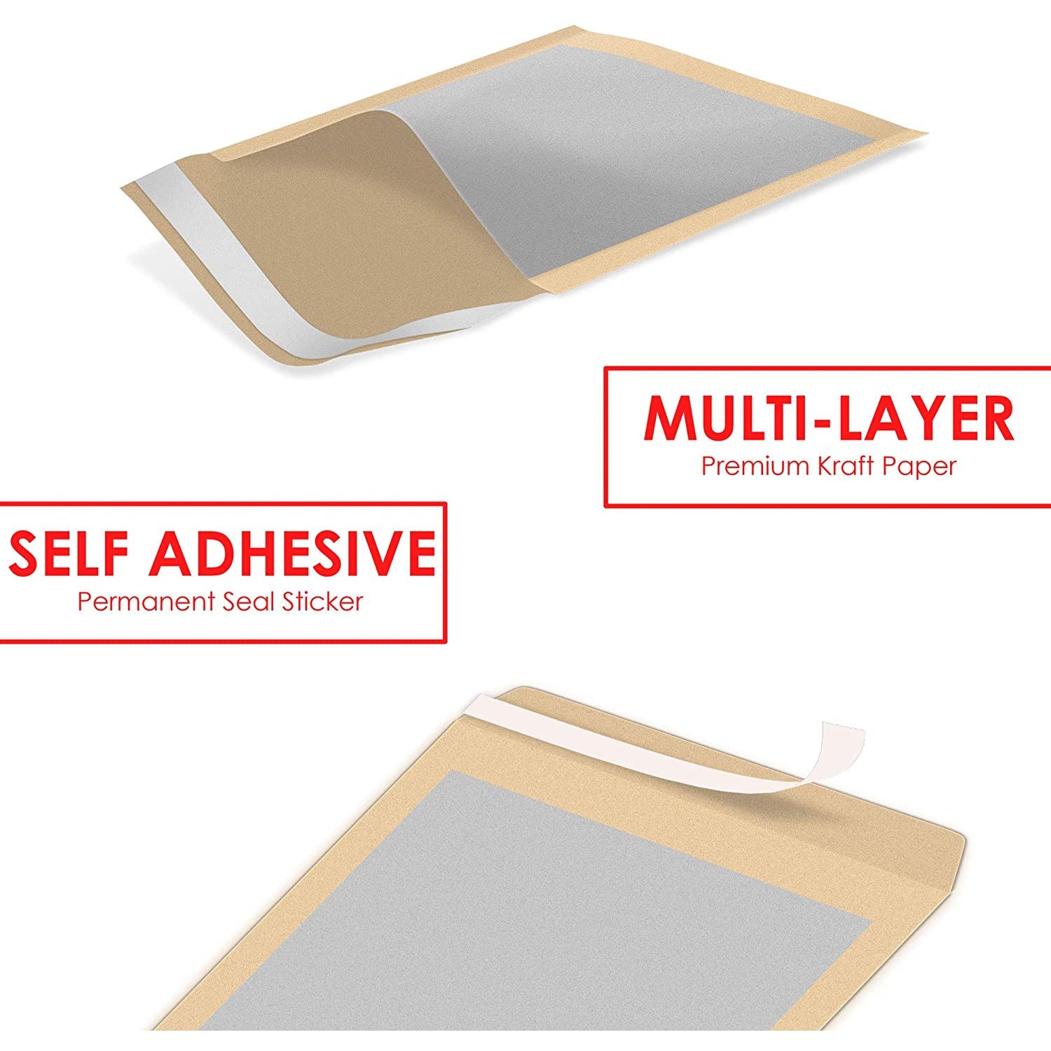 iSoul A3 / A4 / A5 / A6 Manila Hard Board Backed Do Not Bend Envelopes ...