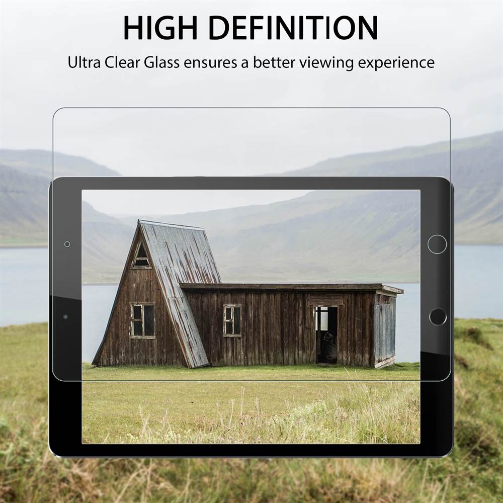 2X iPad 7 iPad 8 Tempered Glass Screen Protector for iPad 8th 7th Gen ...