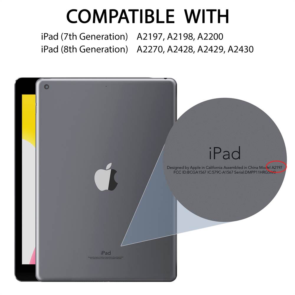 2X iPad 7 iPad 8 Tempered Glass Screen Protector for iPad 8th 7th Gen ...