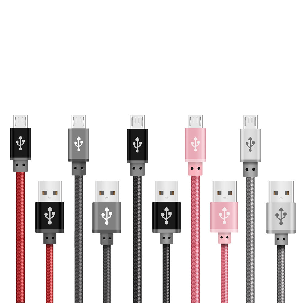 iSOUL Braided Micro USB Cable for Data Sync and Charging