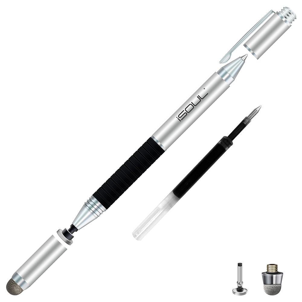 iSOUL Stylus Gel Pen with Microfiber Capacitive Precise Disc