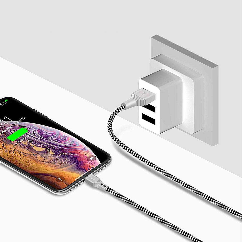 iSOUL 1m Long Fast Charging Lightning Cable Data Cables