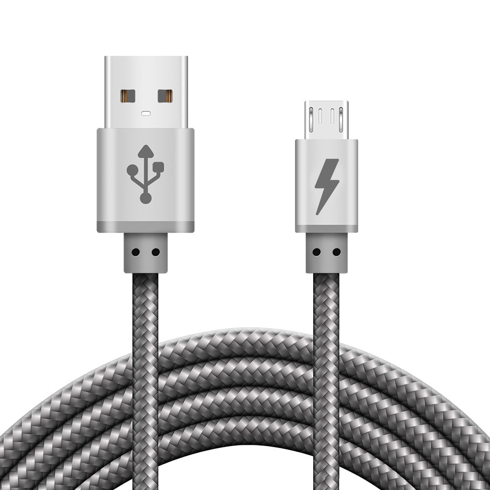 iSOUL Braided Micro USB Cable for Data Sync and Charging