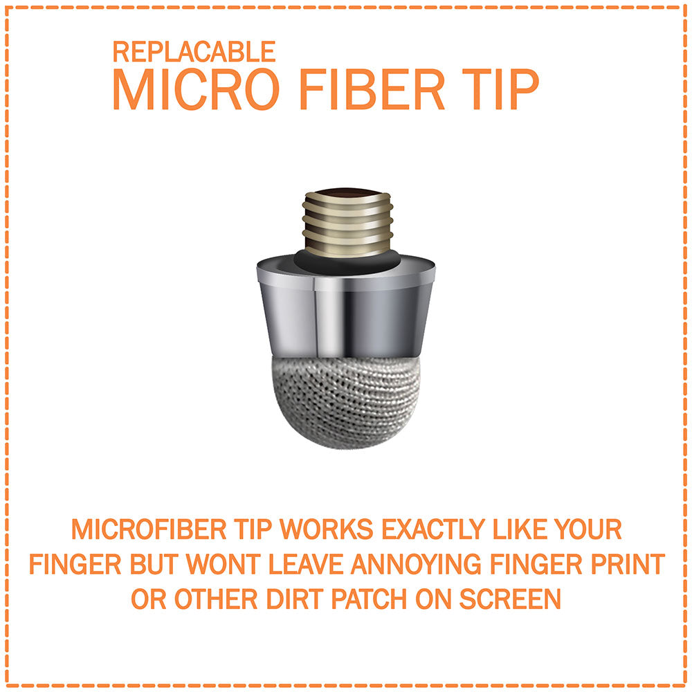 Stylus Pen with Microfiber and Capacitive Precise Disc - iSOUL