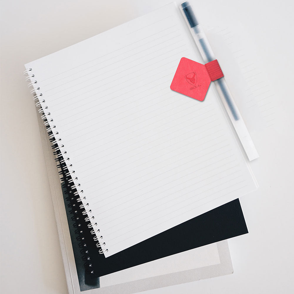 Pack of 3 iSOUL Elastic Pen Loop Holder with Sticker