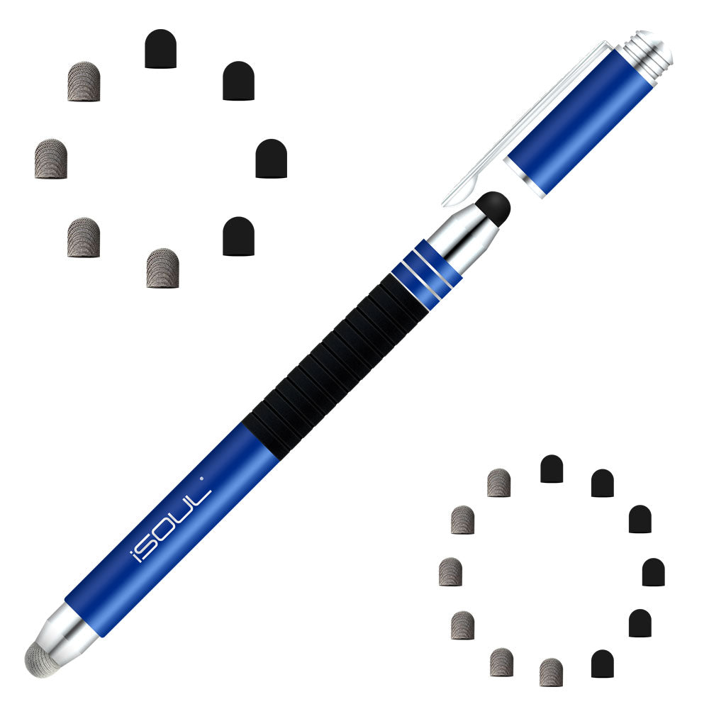 iSOUL Stylus Pen for iPad Tablet iPhone with Microfiber Tips