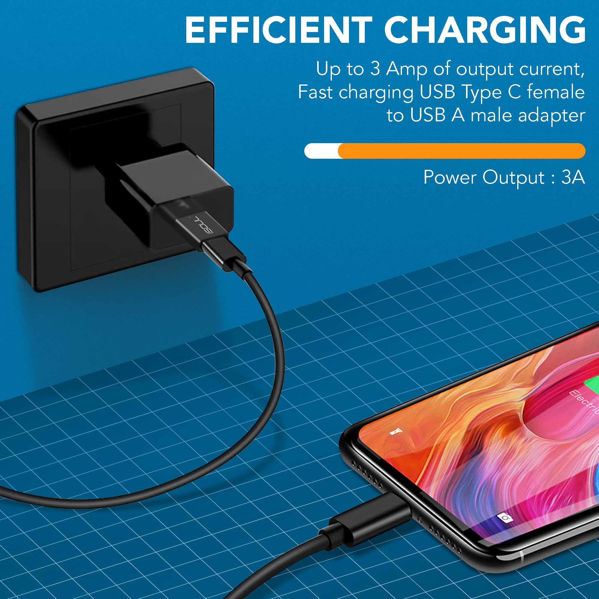 USB C Adapter | USB 3.0 Type-A Male To USB Type-C Female Connector Con ...